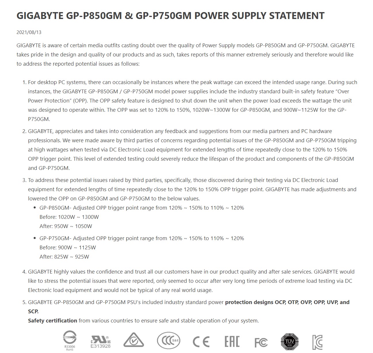 Gigabyte caught lying on its exploding power supplies - Xtremegaminerd