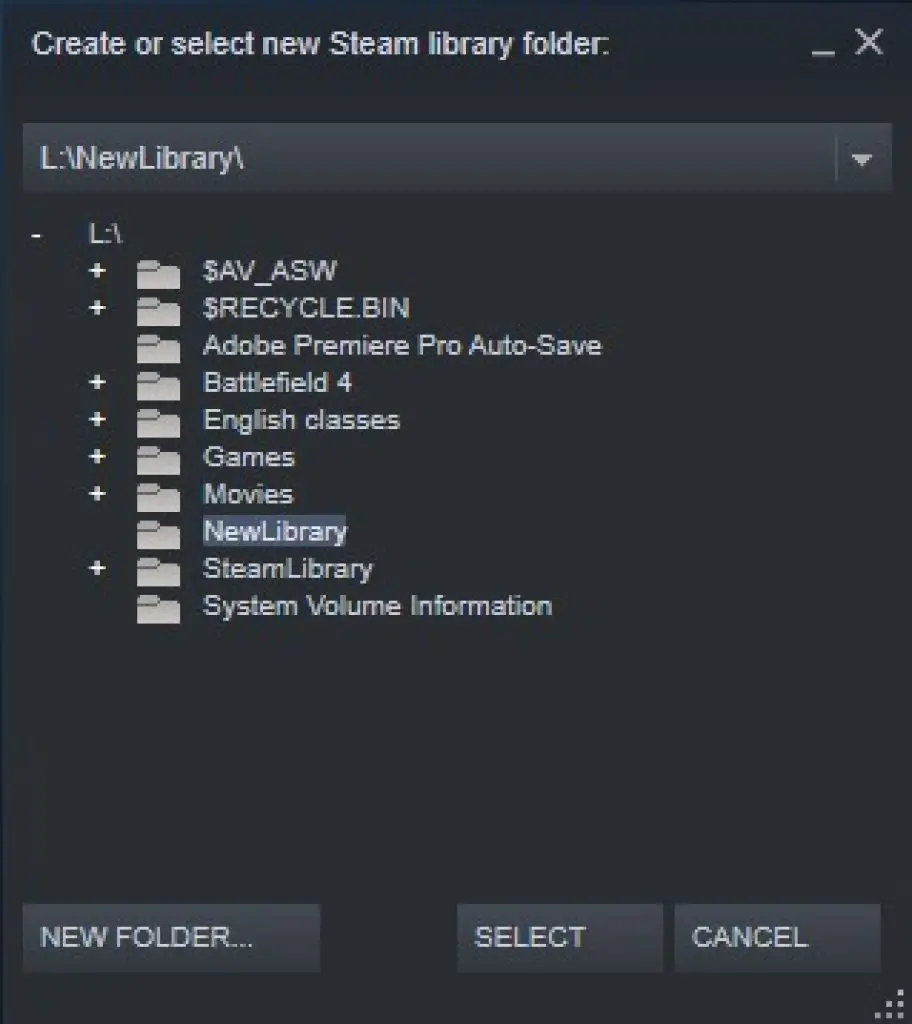 Here Is How To Solve "New Steam Library Folder Must Be Empty" Error - Xtremegaminerd